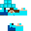Steve Holding Diamond Block | Minecraft Skin