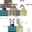 green off shoulder top | Minecraft Skin