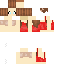 red and tan color scheme | Minecraft Skin