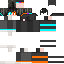 orange and blue | Minecraft Skin