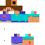 Animation Steve (Injured and bleeding no eye scar) | Minecraft Skin