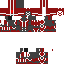 RvB federal army gun man (Red with white stripes) | Minecraft Skin