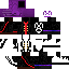 Enchanted Purple skeleton | Minecraft Skin