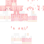 (Bff set 2) pink/peach matching | Minecraft Skin