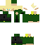Modern Elf with green jacket | Minecraft Skin