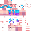 Tootsi Merry Skin Blue hair | Minecraft Skin
