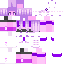purple and pink alien girl | Minecraft Skin