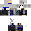 Medieval assassin with a diamond sword | Minecraft Skin