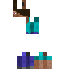 Steve mitad cuerpo / steve half body | Minecraft Skin