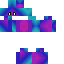 Fixed Pink, Purple and Blue Gradient Skin | Minecraft Skin