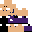 purple bald quackity | Minecraft Skin