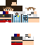Flix celebrando el mundial | Minecraft Skin