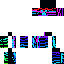 Neon rainbow creeper made for Minecraft skindex and for any server ...