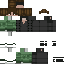 Baggy pants with dark Grey sweater | Minecraft Skin