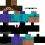 Steve in suit, 2 layers | Minecraft Skin