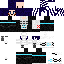 Late game Elster/LSTR-112 (Signalis)[Fixed Hair] | Minecraft Skin