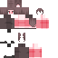 Red Girl (I made this skin with only one color!) | Minecraft Skin