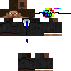 Troll face mask with black suit | Minecraft Skin