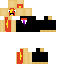 kasper the hot dog in suit | Minecraft Skin