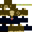 business monkey with crown | Minecraft Skin