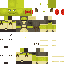 freshly shaven dad Shrek in maid dress | Minecraft Skin