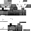 Grayscale Doggo | Minecraft Skin