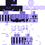 Purple skeleton | Minecraft Skin