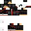 Red Gamer Boy with Enderman Eyes | Minecraft Skin