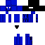 Cool blue guy with mask | Minecraft Skin