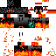 Blaze the pyromancer enderman | Minecraft Skin