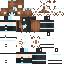 Blue flowers and bows // reshade | Minecraft Skin