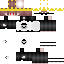 Bulky star remake(black) | Minecraft Skin
