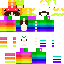 rainbow flauschi | Minecraft Skin