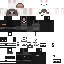 BROWN/DARK SKIN alt goth bunny boy | Minecraft Skin