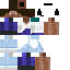 steve overalls one shoulder | Minecraft Skin