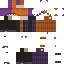 Purple and orange emo guy | Minecraft Skin