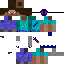 Steve with Clownpierce mask | Minecraft Skin