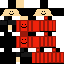 quackity but red and yes | Minecraft Skin