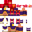 Fancy Lady in Purple Dress w/ Red Pigtails | Minecraft Skin
