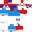 Sonic in a Mario suit | Minecraft Skin