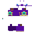 Roblox headless with violet valkyrie and korblox | Minecraft Skin