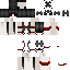 red and black character | Minecraft Skin