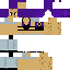 purple hair and freckles | Minecraft Skin