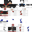 Cuernos azules con rosas azules | Minecraft Skin