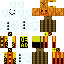 scary snow golem skin | Minecraft Skin