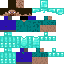 Programmer art diamond armor steve | Minecraft Skin
