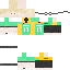 Sendai Frog Tsukishima | Minecraft Skin