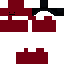 winter red with black hat | Minecraft Skin