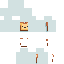 Blue full skin with Toast on the back | Minecraft Skin