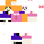 Elizabeth Afton with mangle mask | Minecraft Skin
